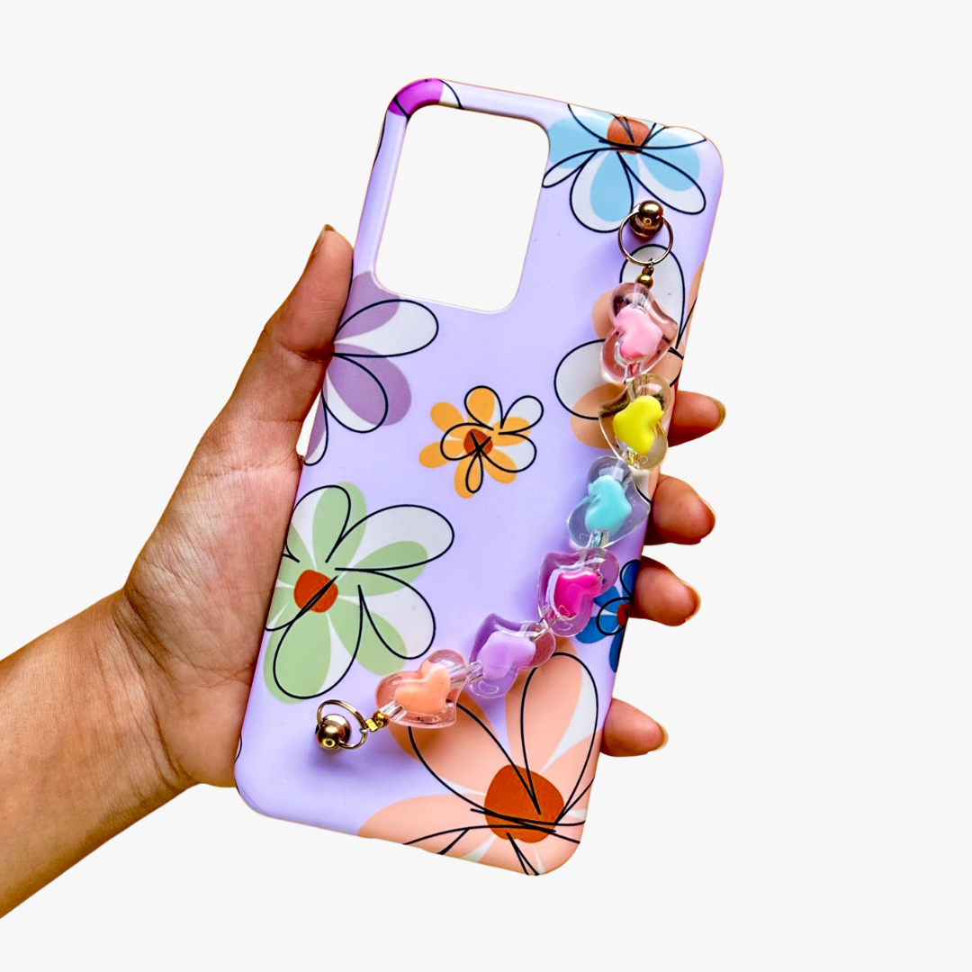 Flower Fizz Candy Heart Chain Phone Cover – Casebasket